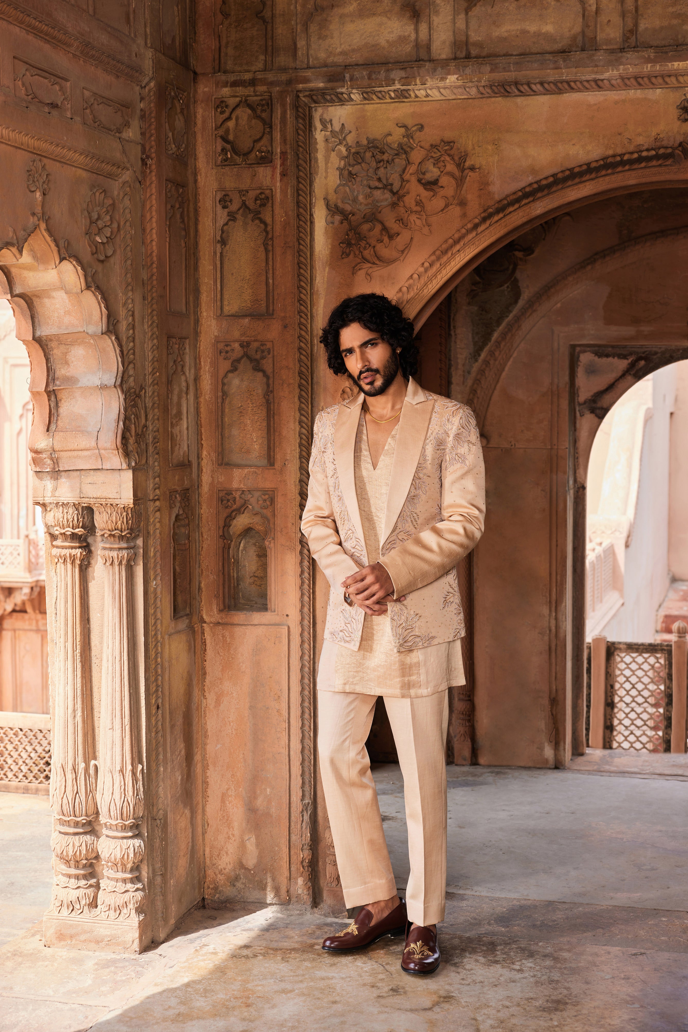 Tabeer Jacket Set | Contrast by Parth – B Anu Designs