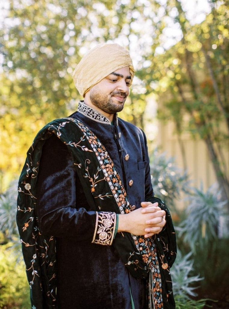 Bisman Sherwani- Sherwani Set for Groom: Wedding Dress for Men | BAnu ...